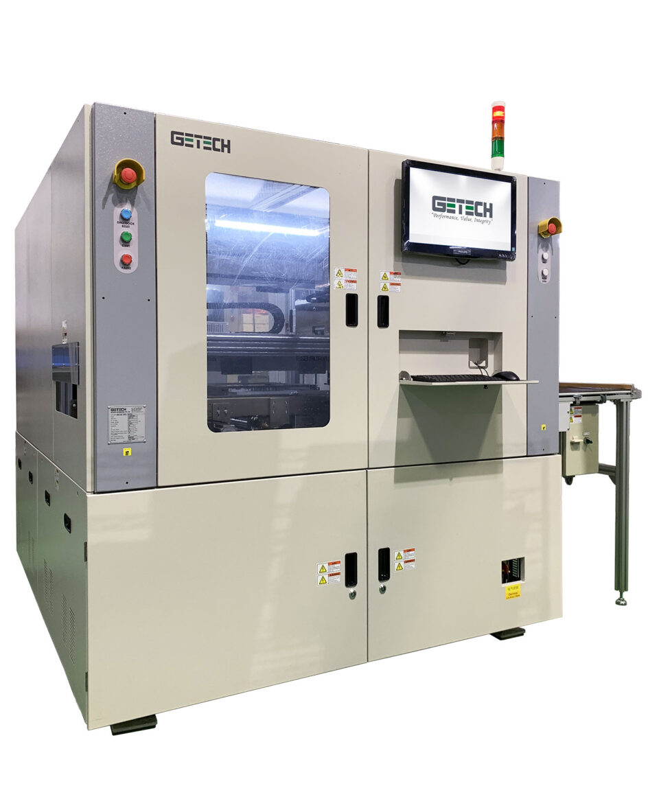 Getech MPR Inline Mass Production PCB routing machine